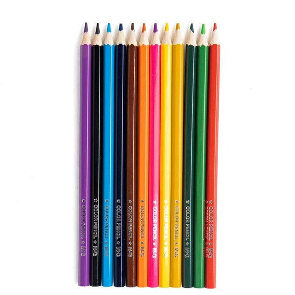 Other | Hexagon Color Pencil Oilbased 12 Colors 1 Per Pack | Poshmark